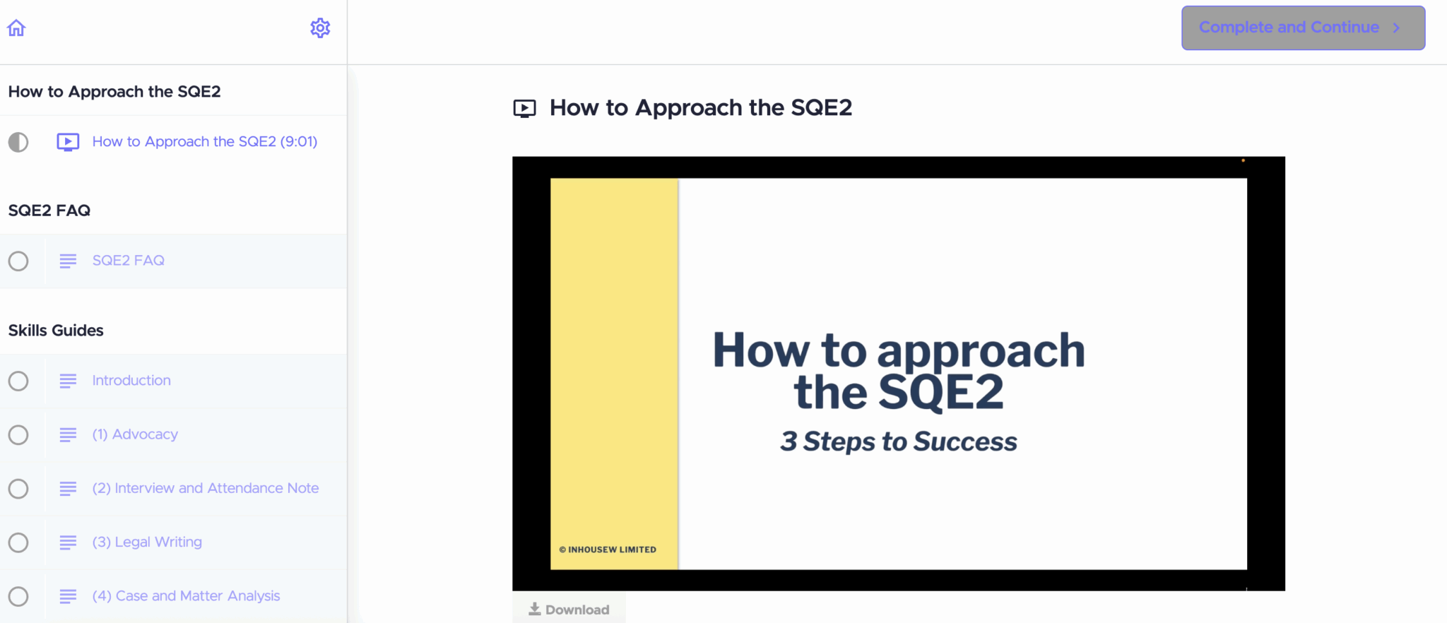 SQE2 Starter Kit - InHouseW